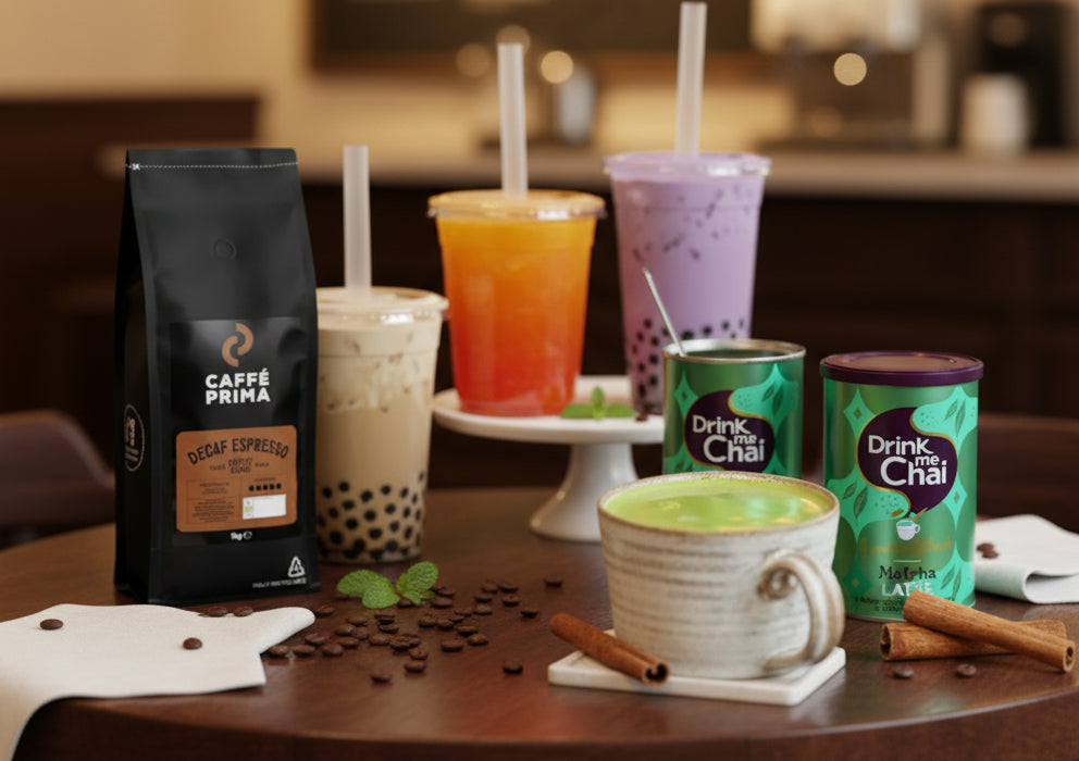 New Product Launch: Premium Coffee Beans, Hot Chocolate, Matcha Chai L ...