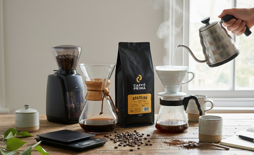 Master Pour-Over Coffee: V60 & Chemex Guide – Caffé Prima