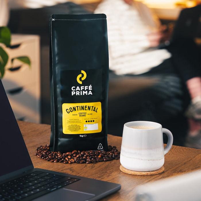 Caffe Prima Continental Blend Coffee Beans 1kg & 6kg — Caffé Prima