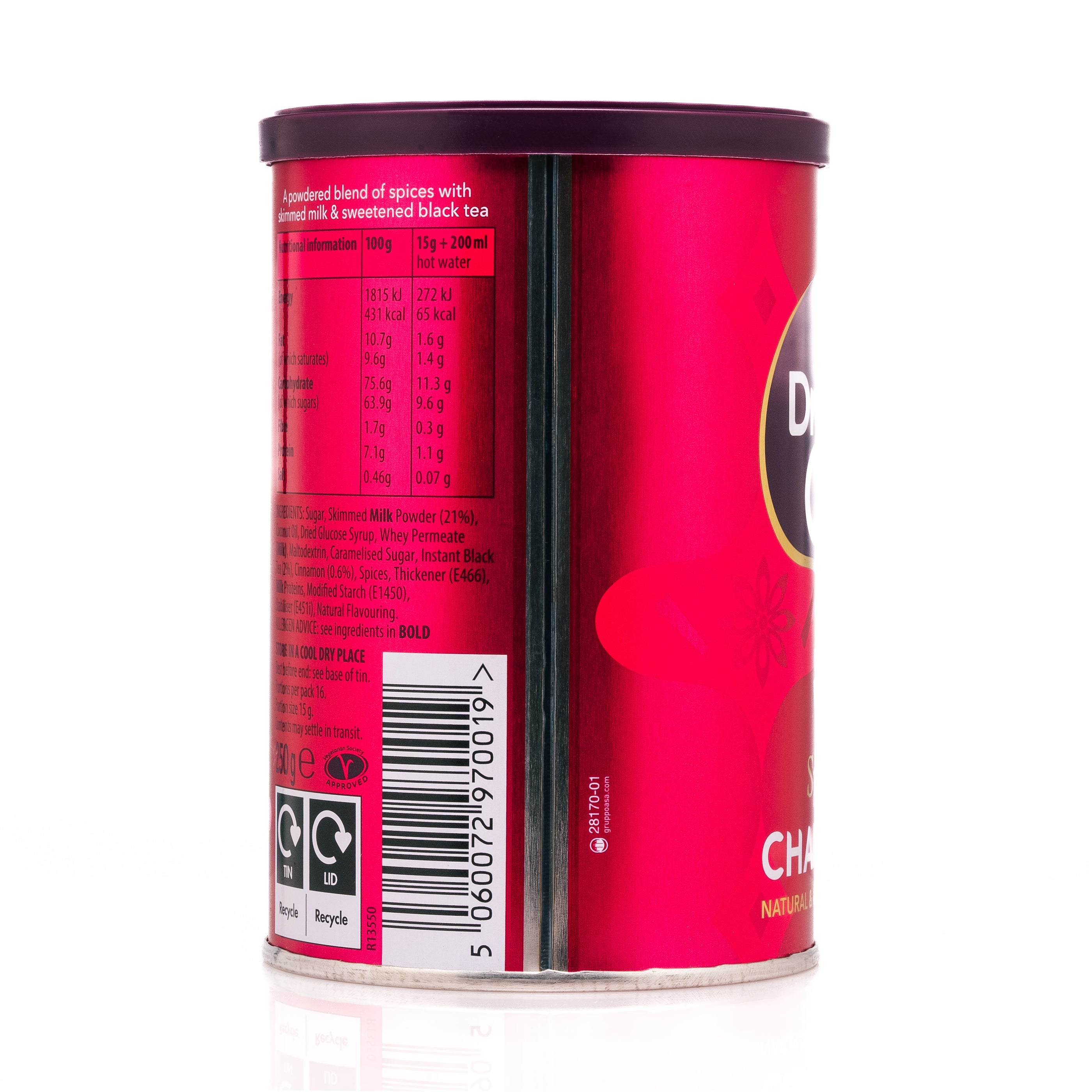 Drink Me Chai Spiced Chai Latte 250g — Caffé Prima