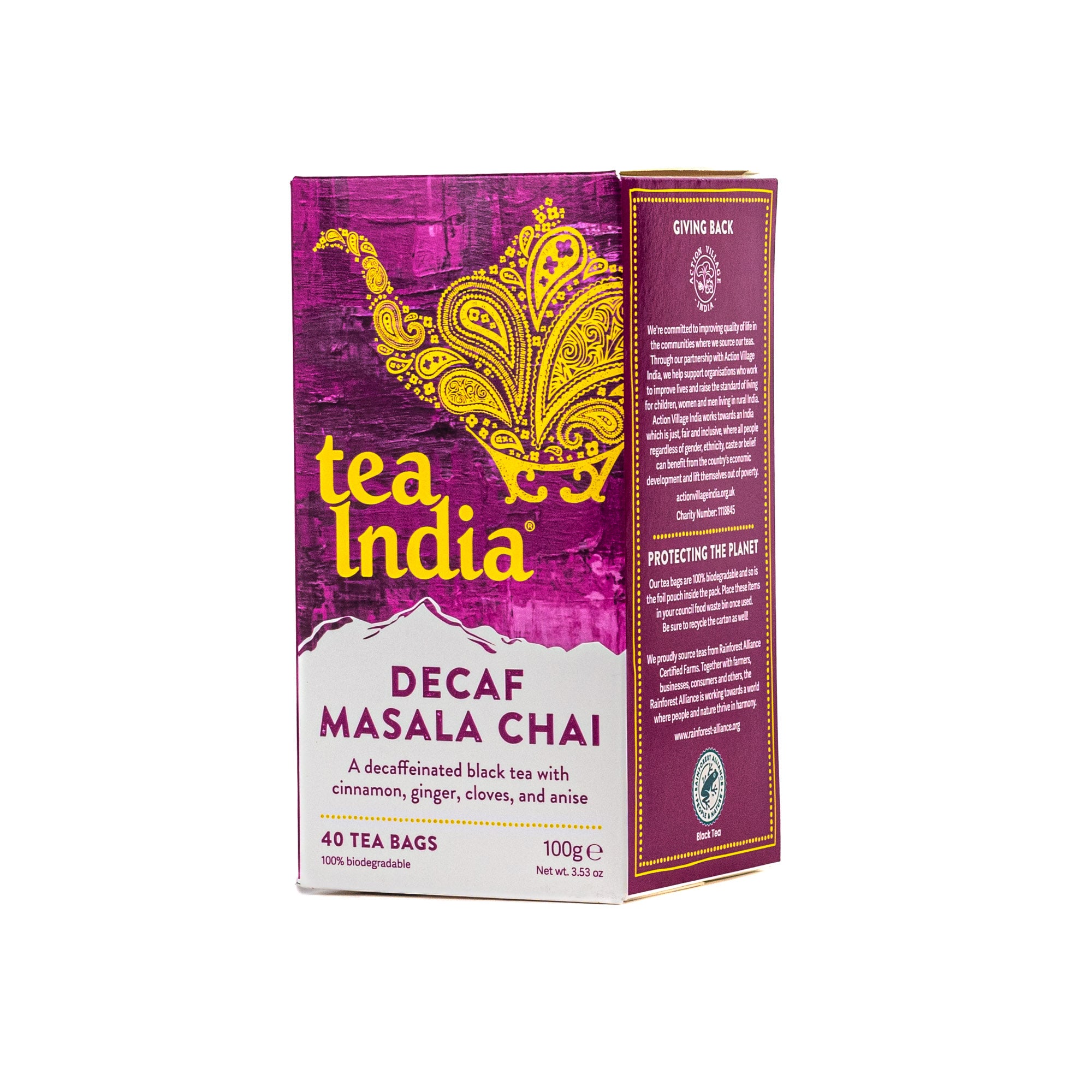 Tea India Decaf Masala Chai – Caffé Prima